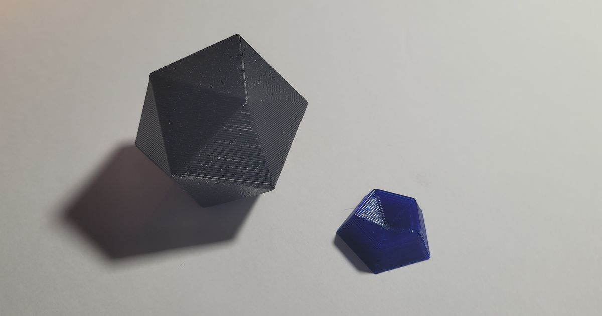 20 sided solid (icosahedron) by Pablex3D | Download free STL model ...