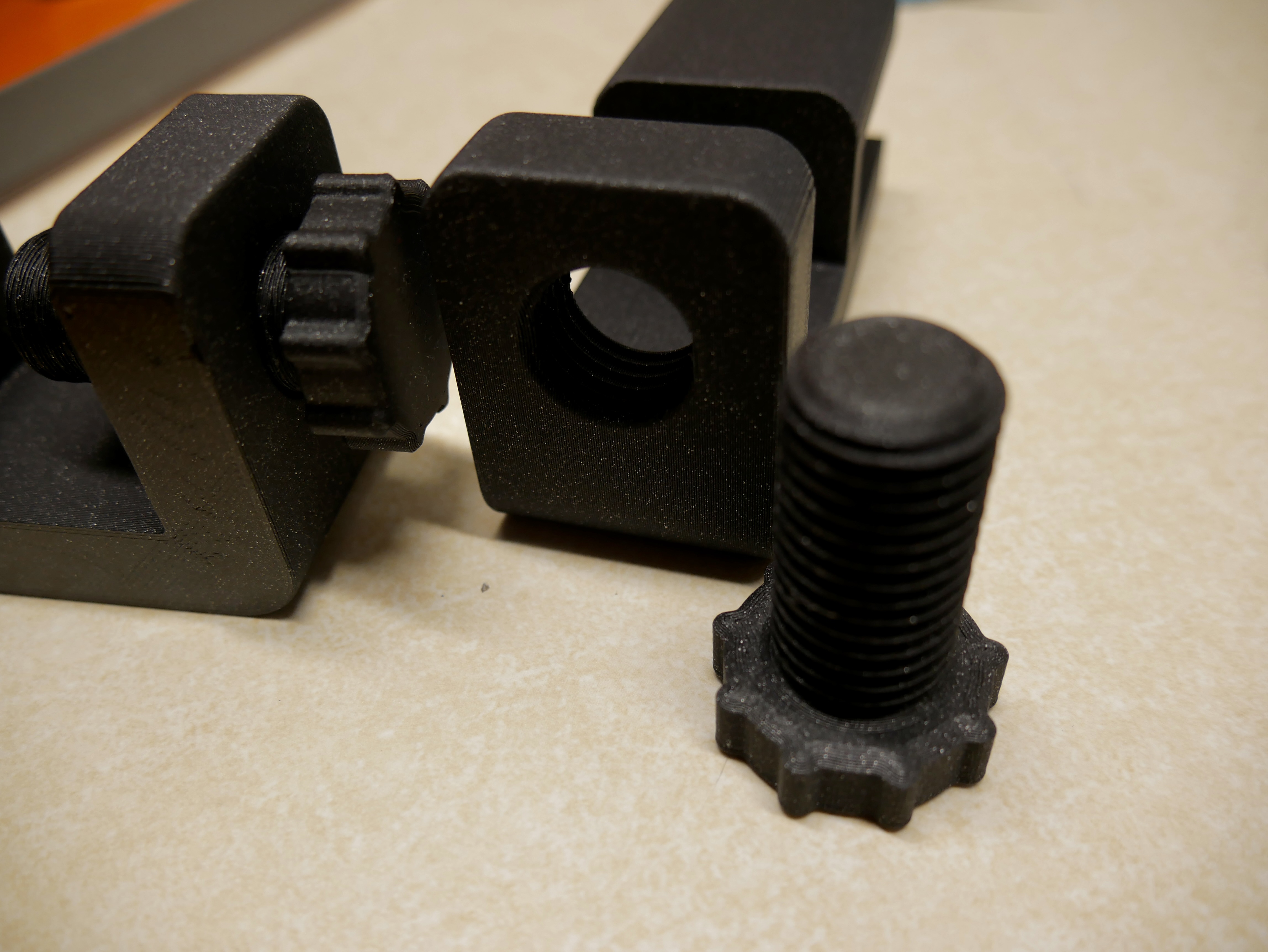 Desk Mount Portable Monitor Holder / Mount / Clamp by PenguinNinja ...