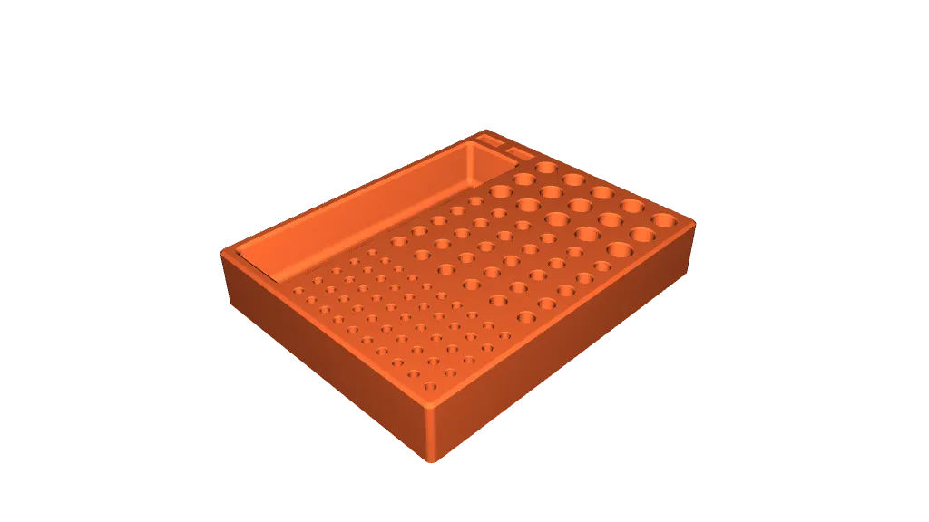 Desktop CNC Tray for Bits, Collets, Wrenches and Misc Items by Dave D ...