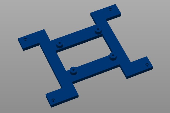 NES Raspberry Pi mounting plate by Bill Wales | Download free STL model ...