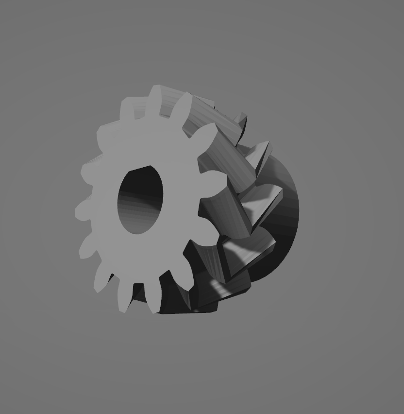 OpenRC herringbone spur gear for 5mm motor shaft by Velocity Projects ...