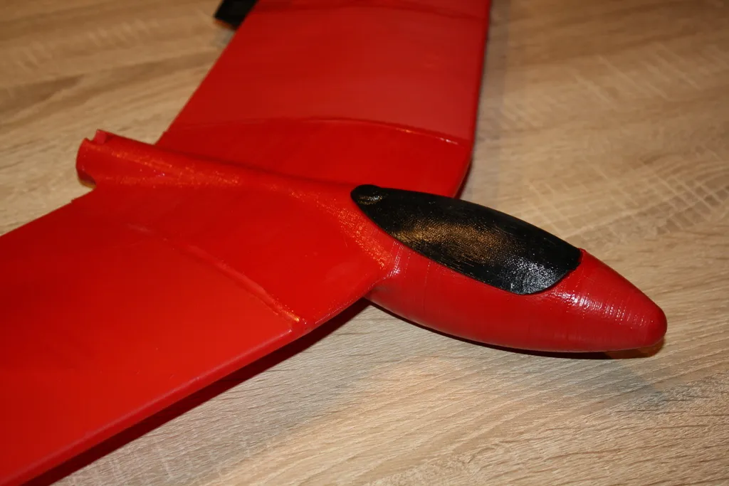RC Flying Wing Fuselage for small Printers by techam | Download free ...