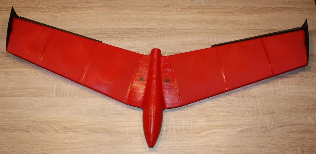 RC Flying Wing Fuselage for small Printers by techam | Download free ...