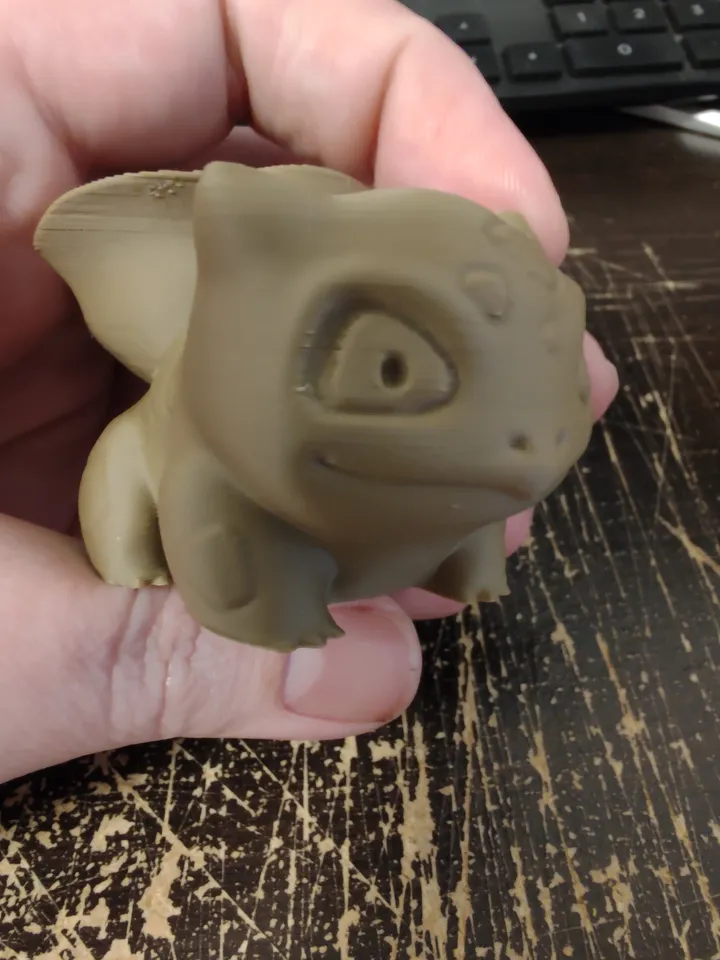 Bulbasaur With Flower Bulb (Rose) by curttom3D | Download free STL ...