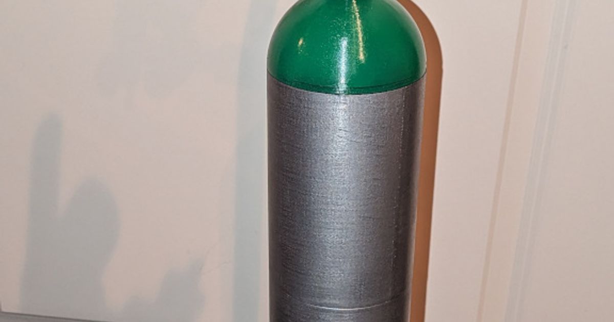 Oxygen Tank by ckuethe | Download free STL model | Printables.com