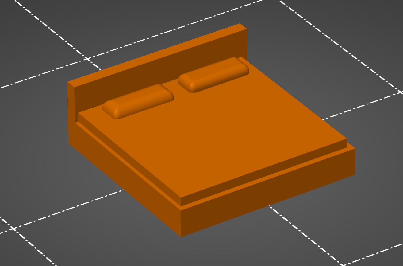 1:50 Scale Double Bed by Bandito987 | Download free STL model ...