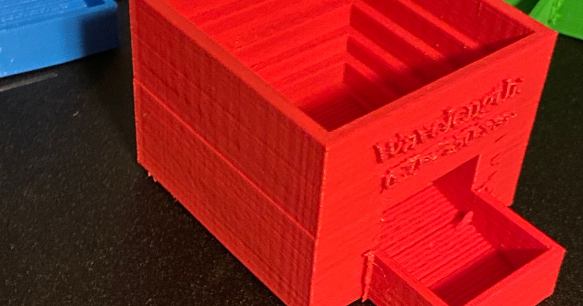 Red Lego EV3 color sorter cup by Henry Lewis | Download free STL model ...