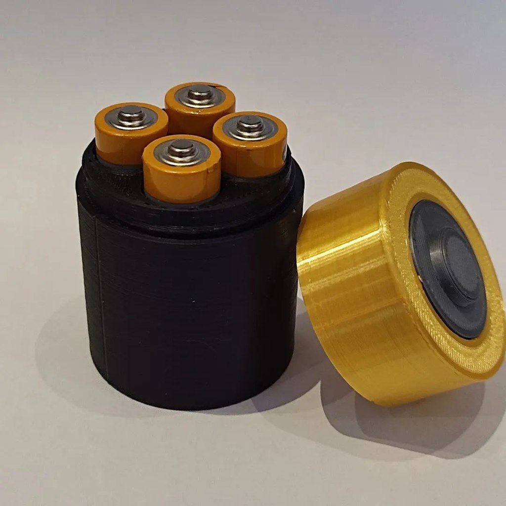 AA Battery container multi color by Lucav | Download free STL model ...