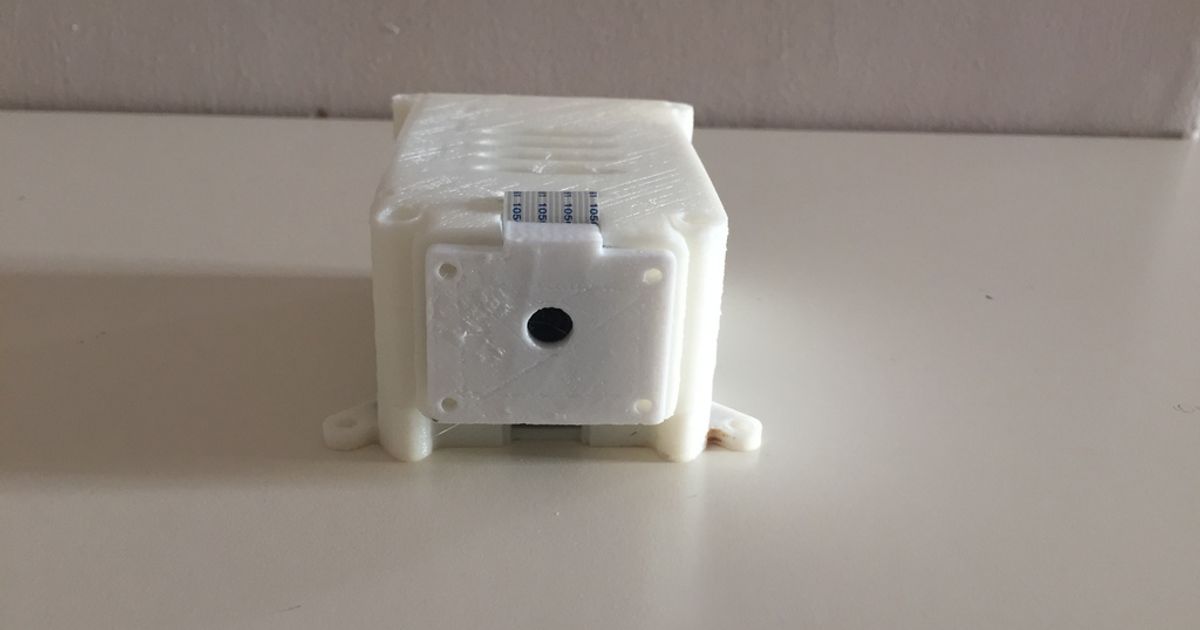 Raspberry Pi 3 + Pi Camera case - All in One by Lucav | Download free ...