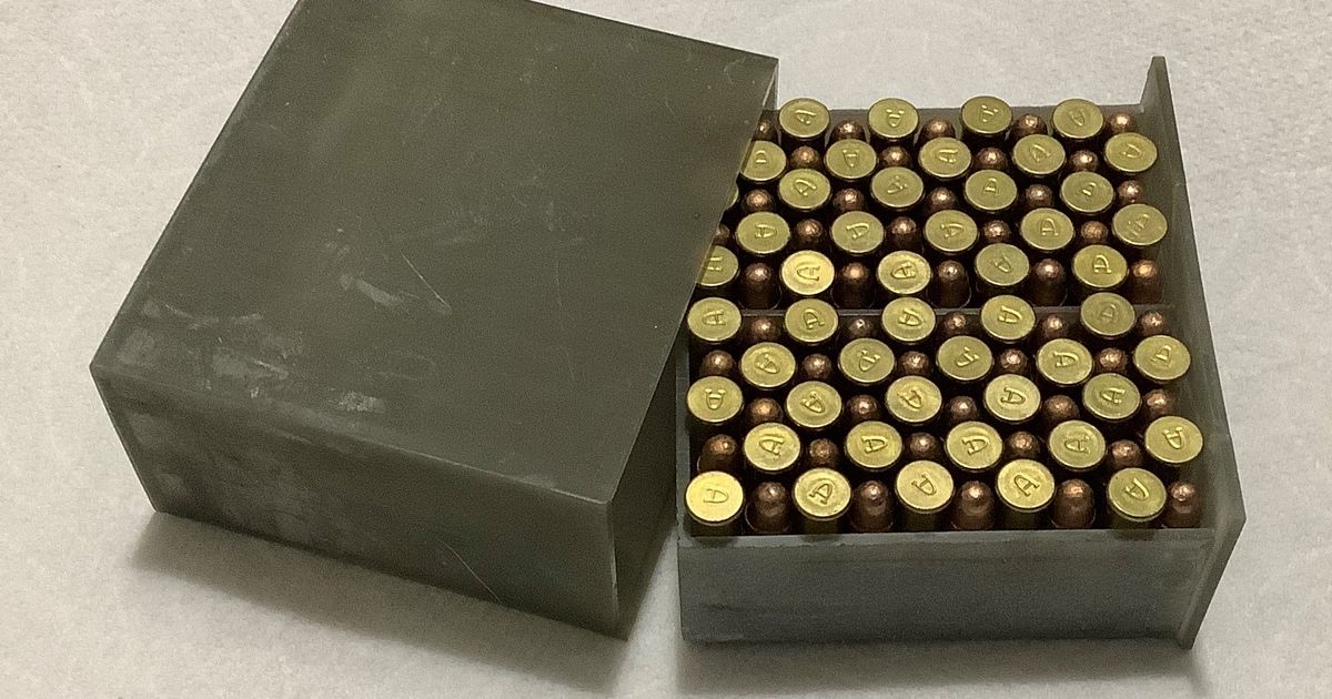 22 LR compact storage. 100rd. by Jarod Can Make It | Download free STL ...