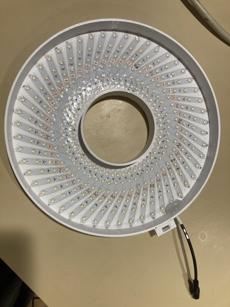 DIY Light Ring from LED Strip by Maxim7745 | Download free STL model ...