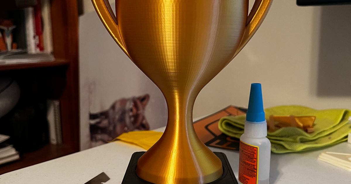 Trophy Letter Plate by Travis Fowlks | Download free STL model ...