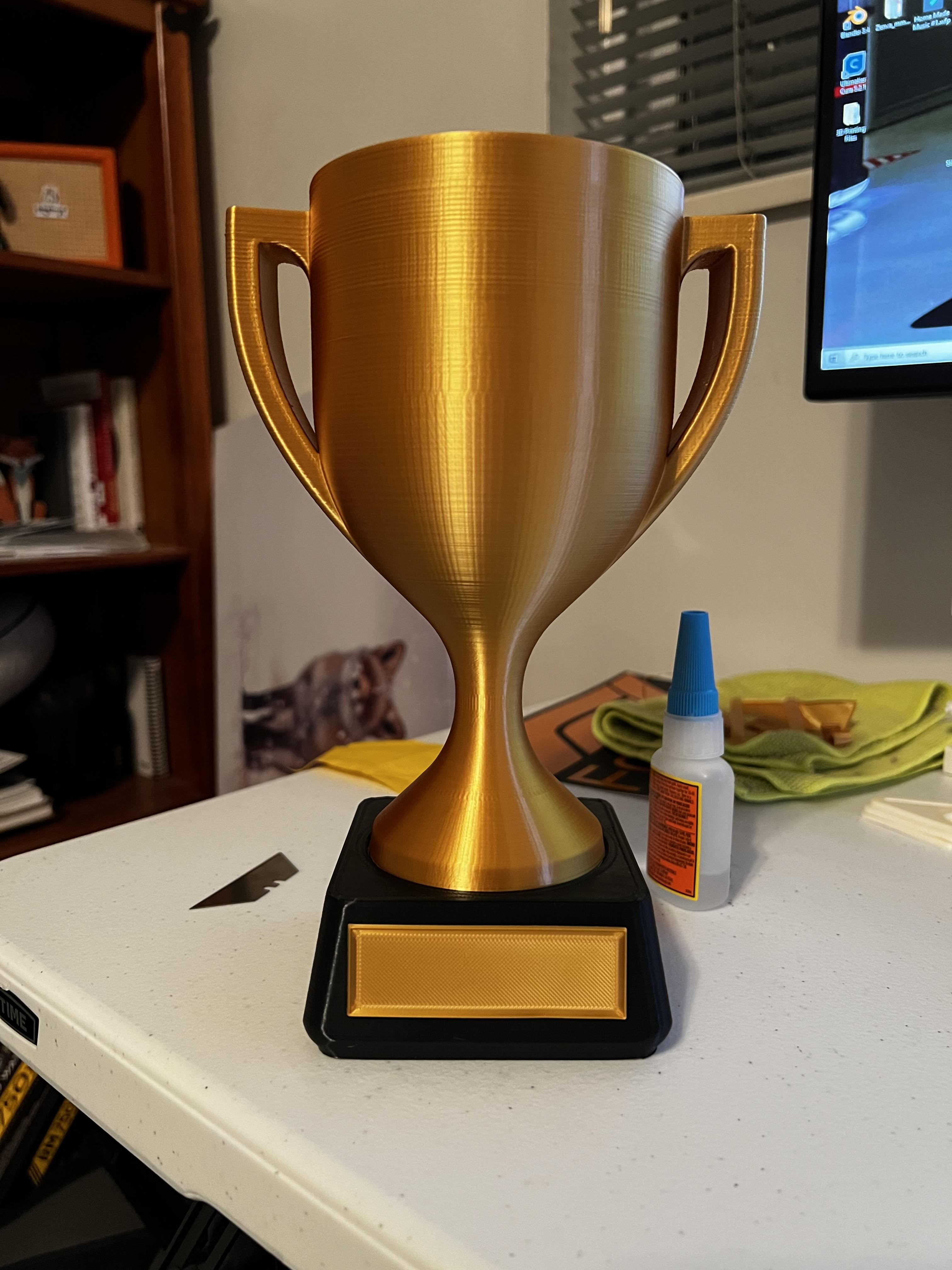 Trophy Letter Plate by Travis Fowlks | Download free STL model ...