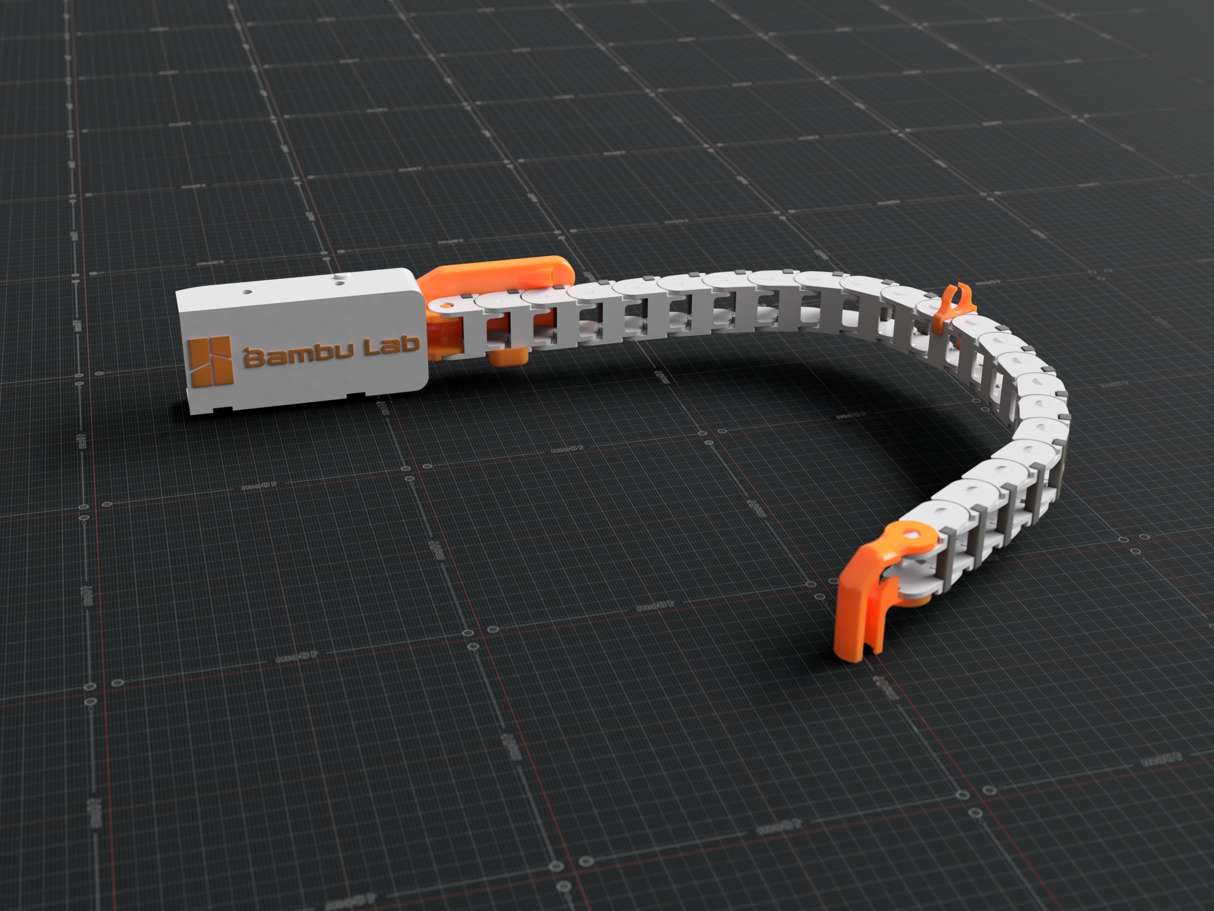 Bambu Lab P1P Cable Drag Chain Assembly - 5/9 Updated por Brody ...