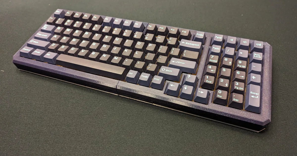PLAsket1800 Gasket Mounted Mechanical Keyboard by Lambert W | Download ...