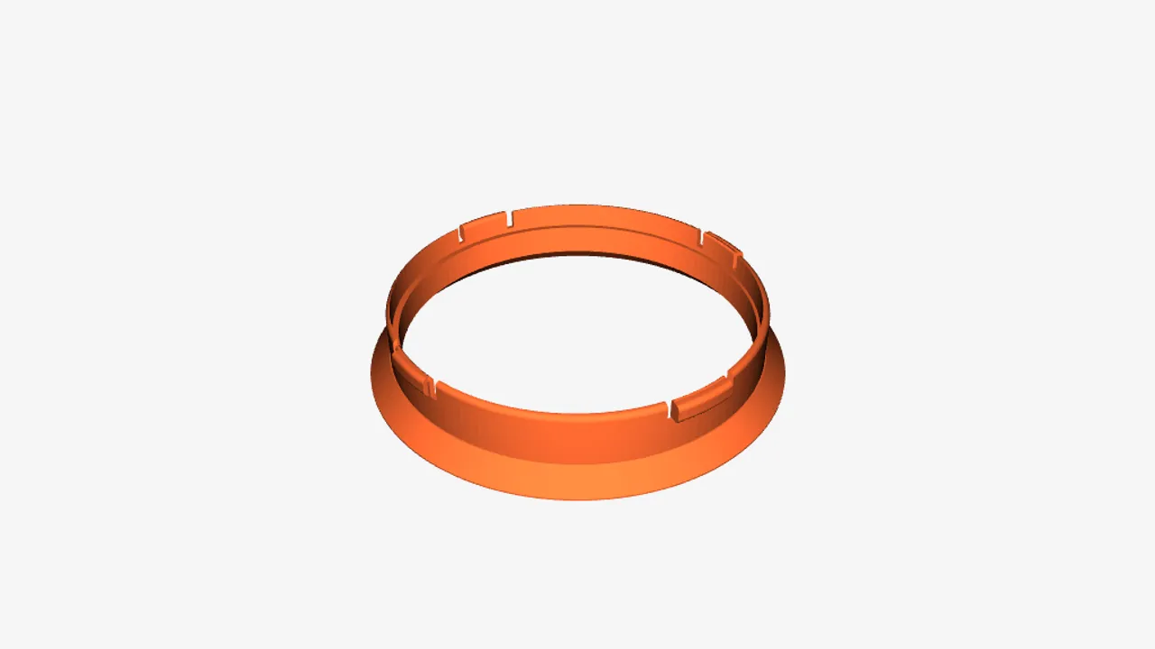 Center Ring from Ø70mm to 66.10mm by Anthony | Download free STL model ...