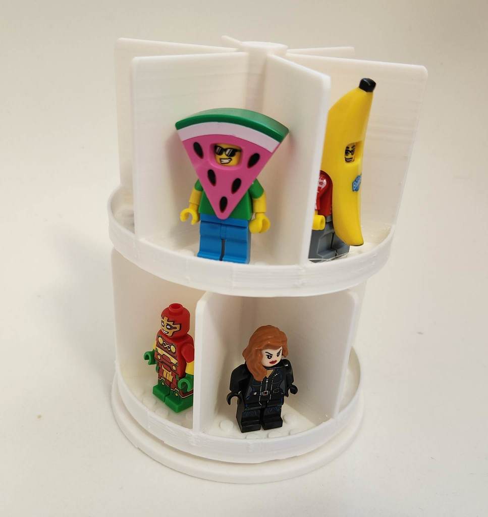 Rotating Lego Minifigure Display by WardHill3DP | Download free STL ...