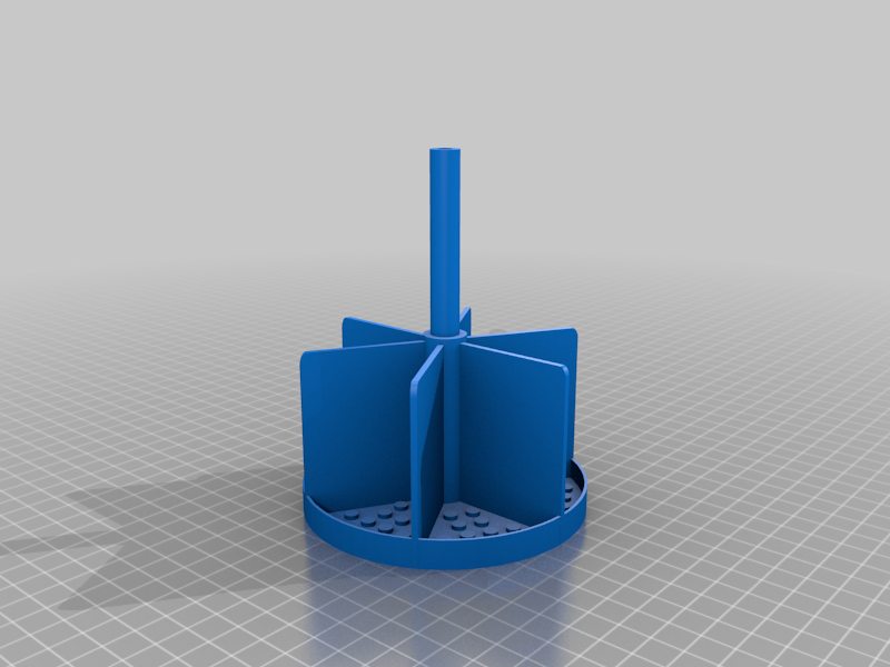 Rotating Lego Minifigure Display by WardHill3DP | Download free STL ...