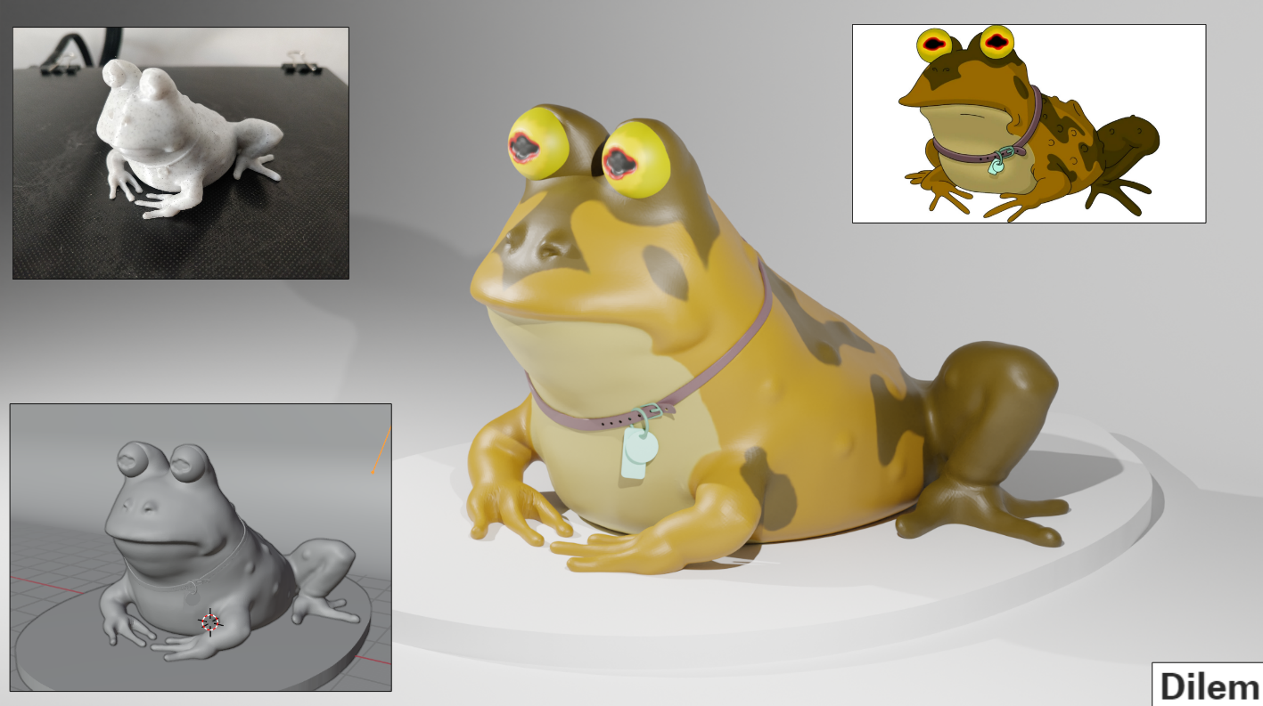 Hypnotoad by Dilem | Download free STL model | Printables.com