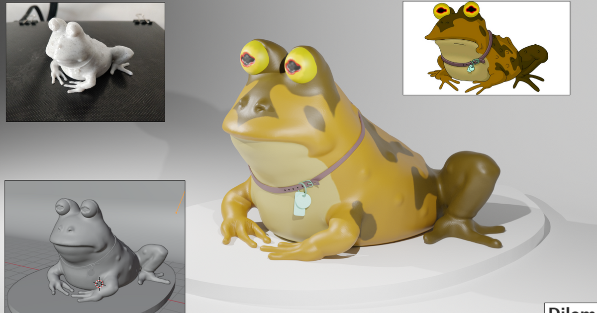 Hypnotoad by Dilem | Download free STL model | Printables.com