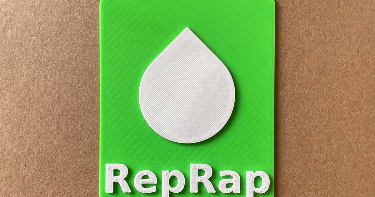 RepRap project logos by ecanevascini | Download free STL model | Printables.com
