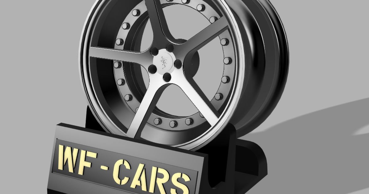 Business Card Holder - Automotive Wheel (Rim) Display by George ...