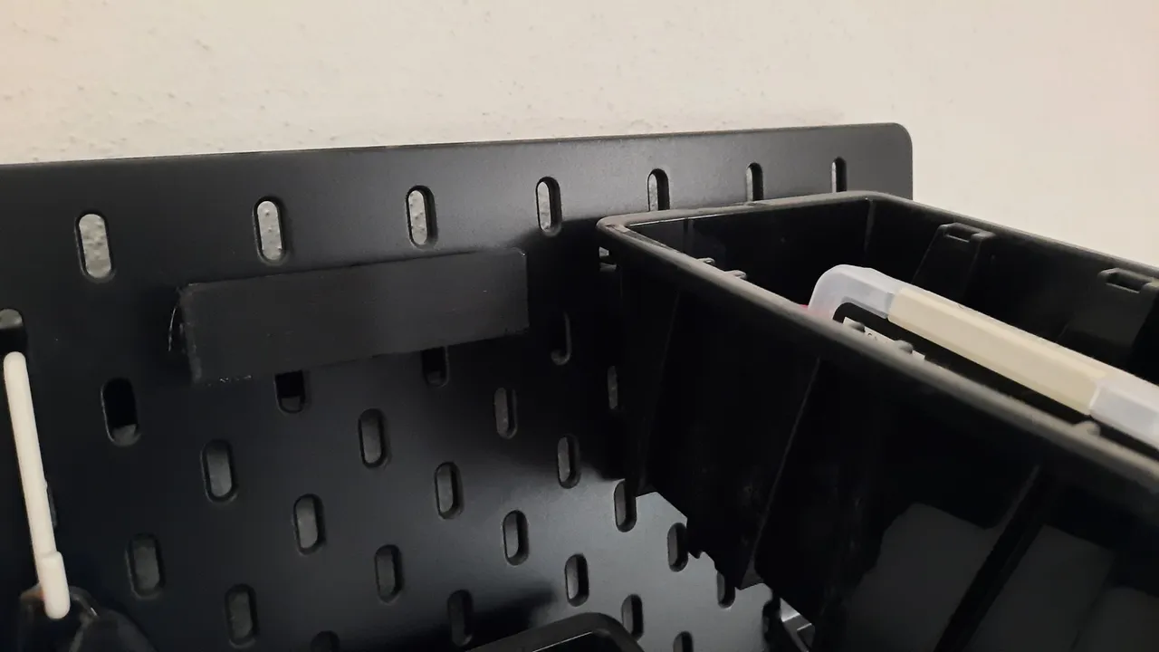 Ikea skadis storage box holder by Franz Kranz | Download free STL model ...