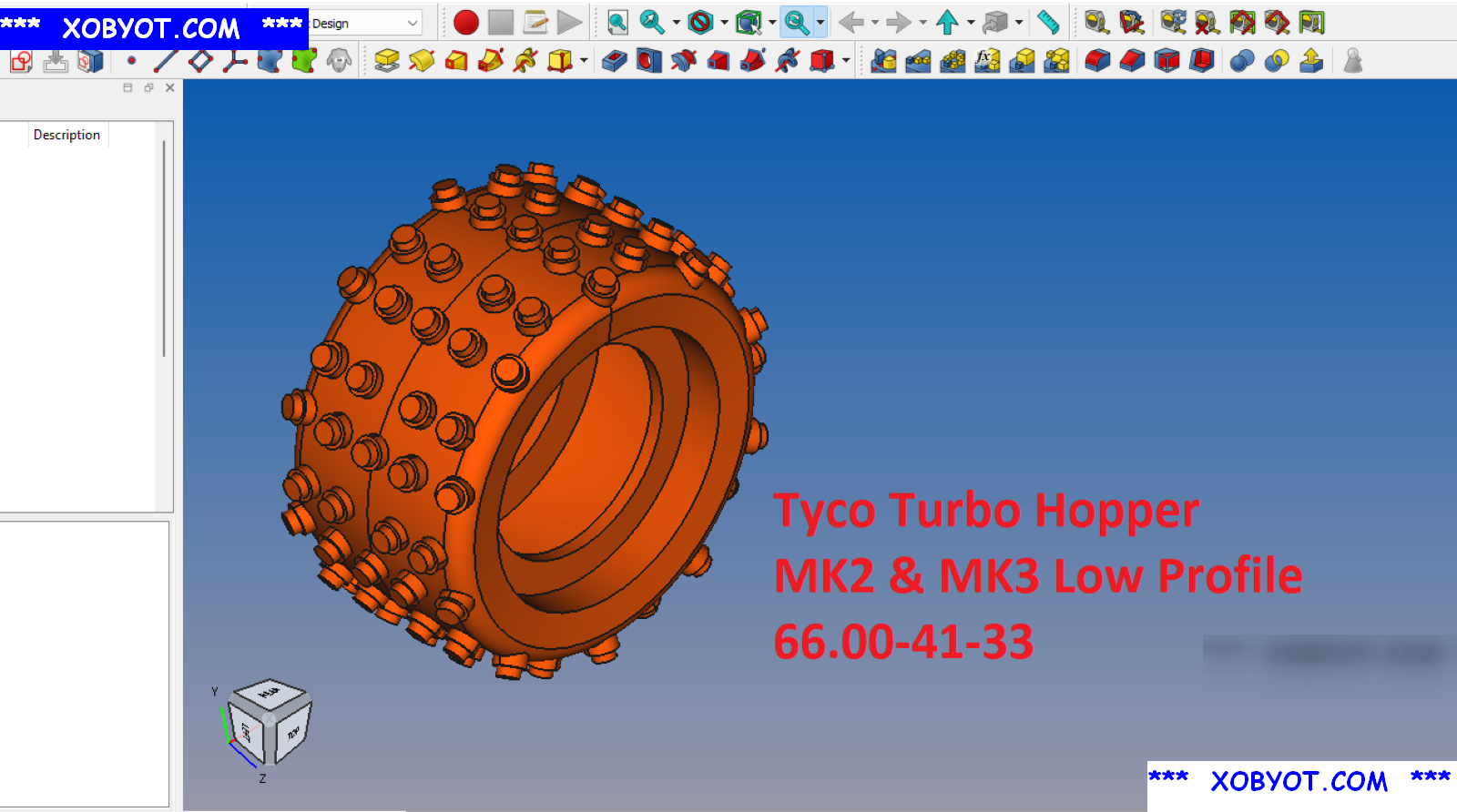 Rear Tire 66.00-41-33 ~ Tyco Turbo Hopper MK2 MK3 Jet Hopper ~ Low ...