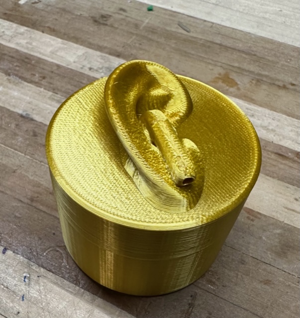 Ear with Earbud Box and Lid by dernst | Download free STL model ...
