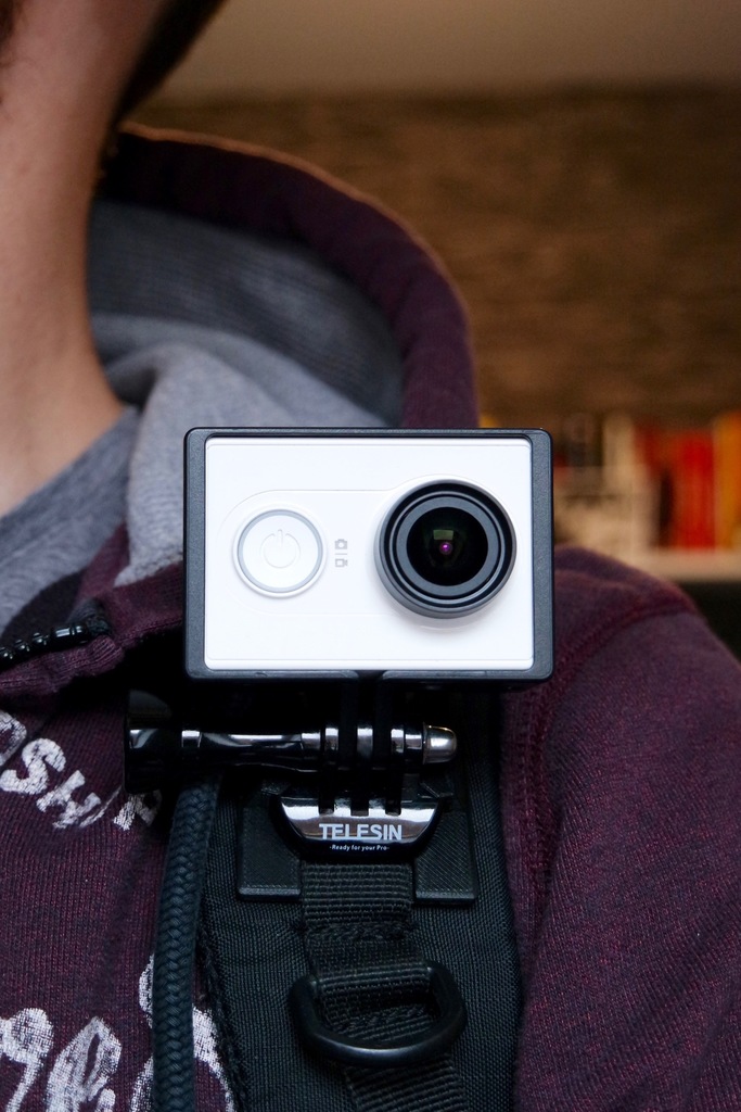 Simple customizable actioncam backpack (strap) mount by PistonPin ...