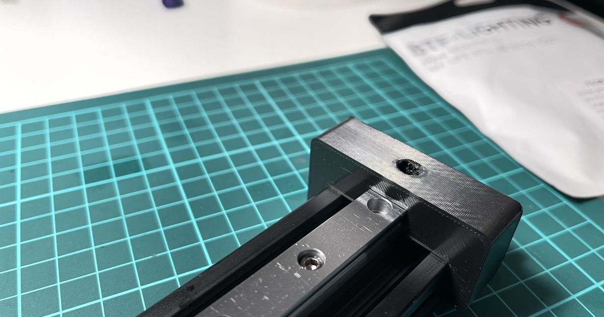 mgn12 rail to 2040 profile center protractor by Kirill_Maker | Download ...
