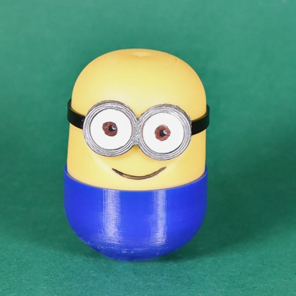 Cute Minion surprise egg by ClarasLittleArtworks | Download free STL ...