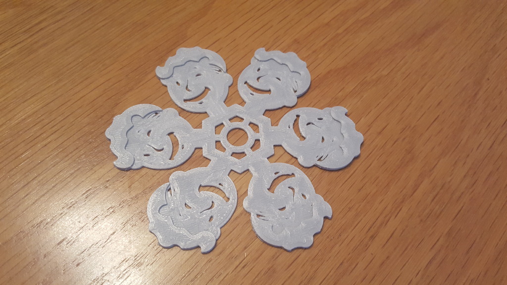 Fallout Flake by Code10100 | Download free STL model | Printables.com