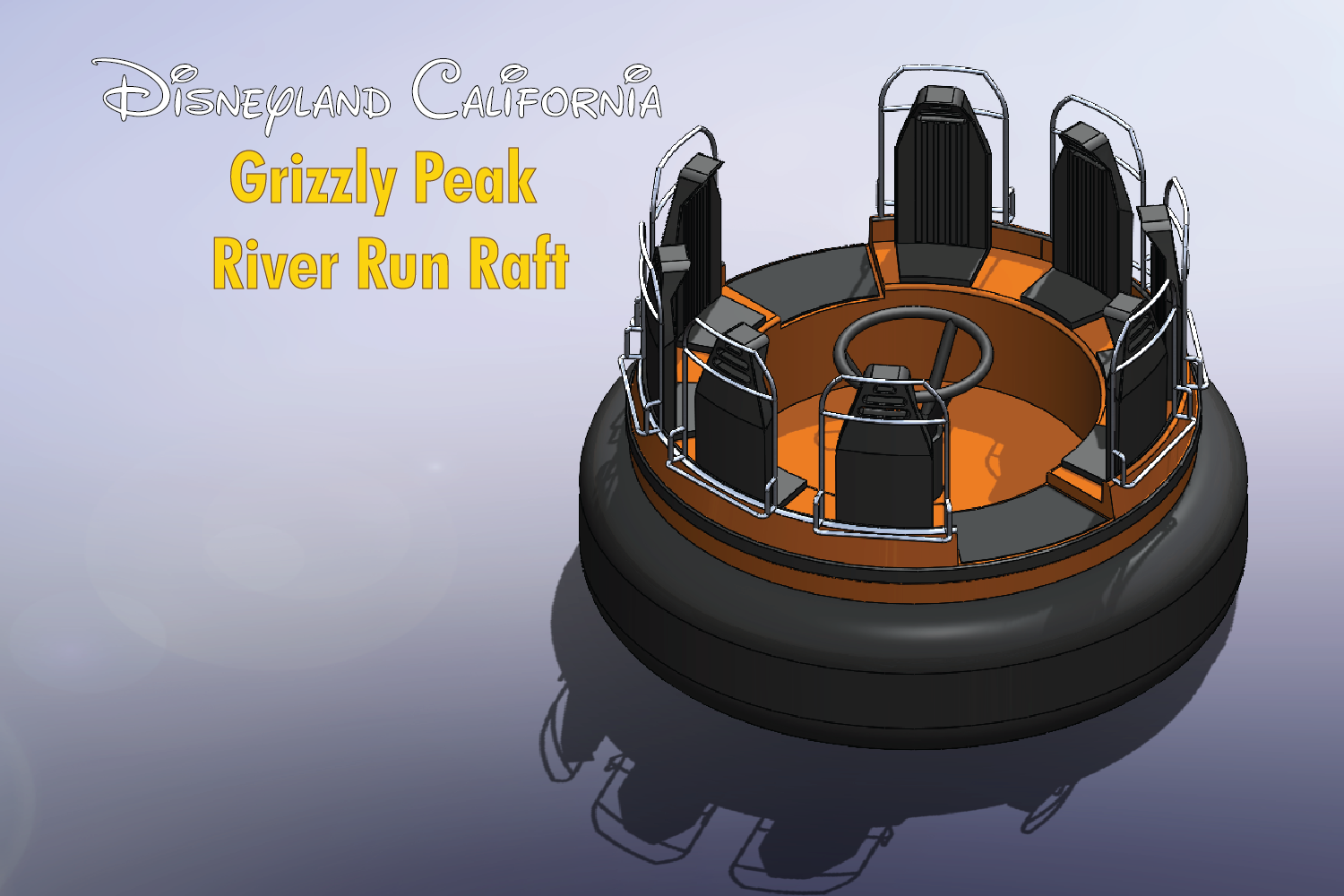 Grizzly River Run inspired Raft (Disneyland California Adventure by ...