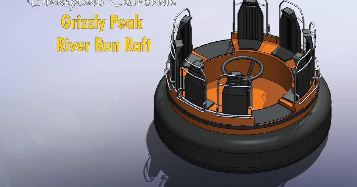 Grizzly River Run inspired Raft (Disneyland California Adventure by ...