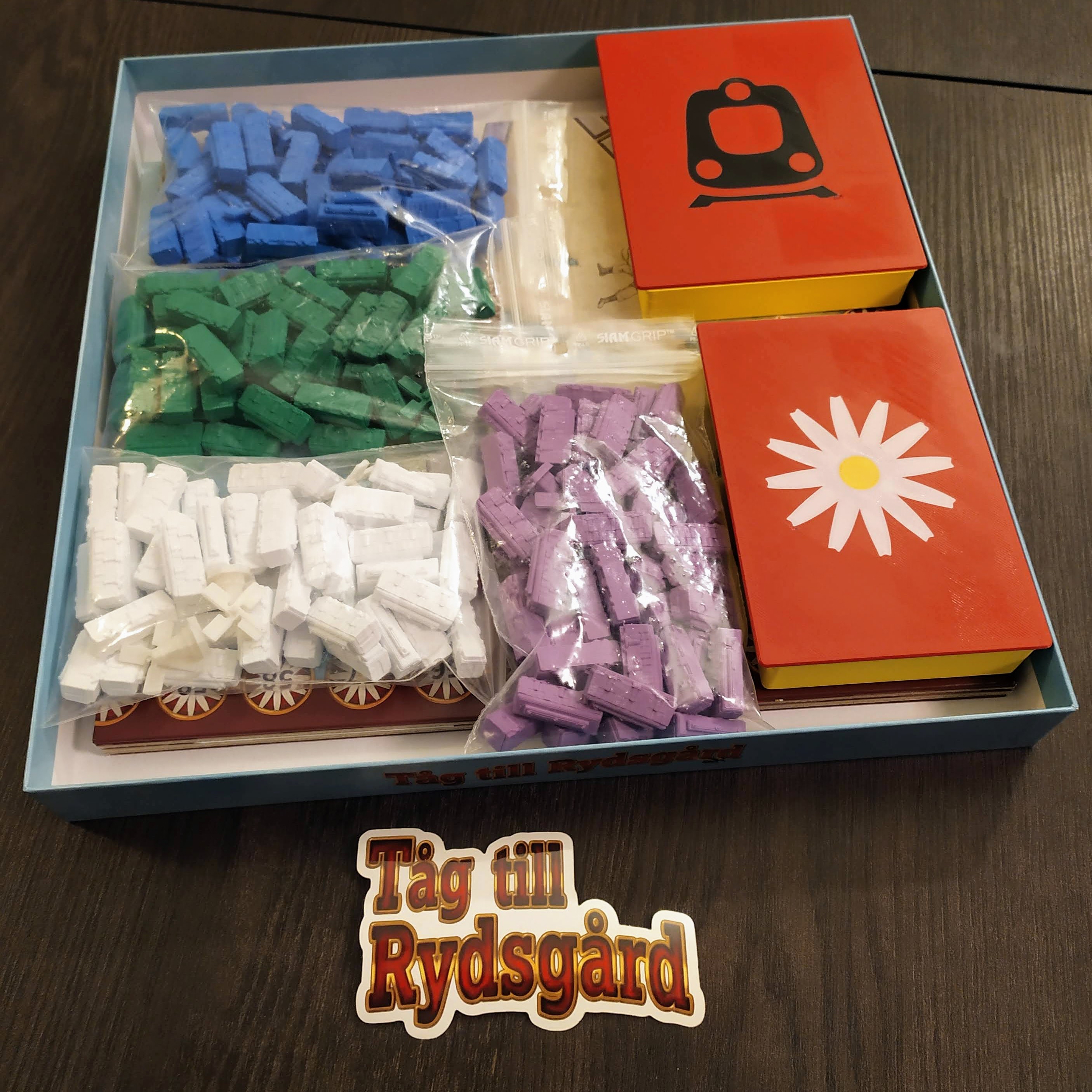 Card boxes for Ticket To Ride Tåg till Rydsgård by DrK | Download free ...