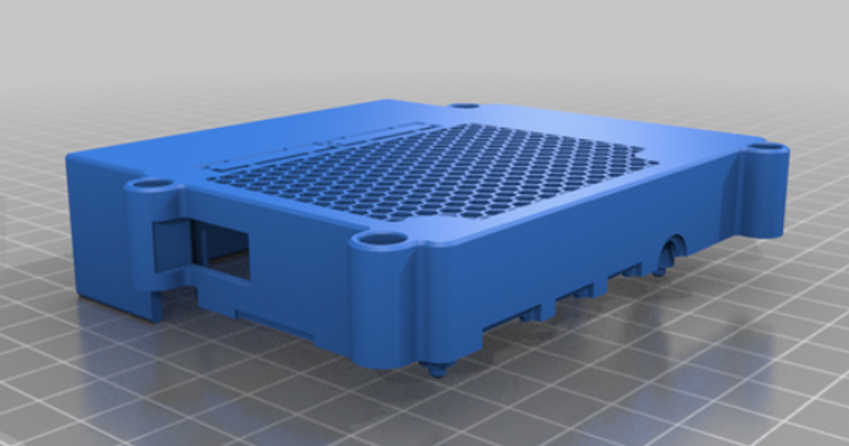 Rapberry Pi Case With space for LifePo4wered battery by Xyphoid Process | Download free STL ...