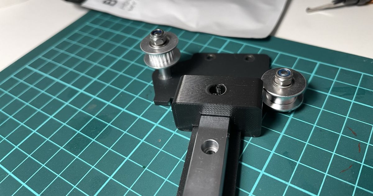 TwoTrees SP-5 SP-3 MGN12 Y axis centering protractor by Kirill_Maker ...