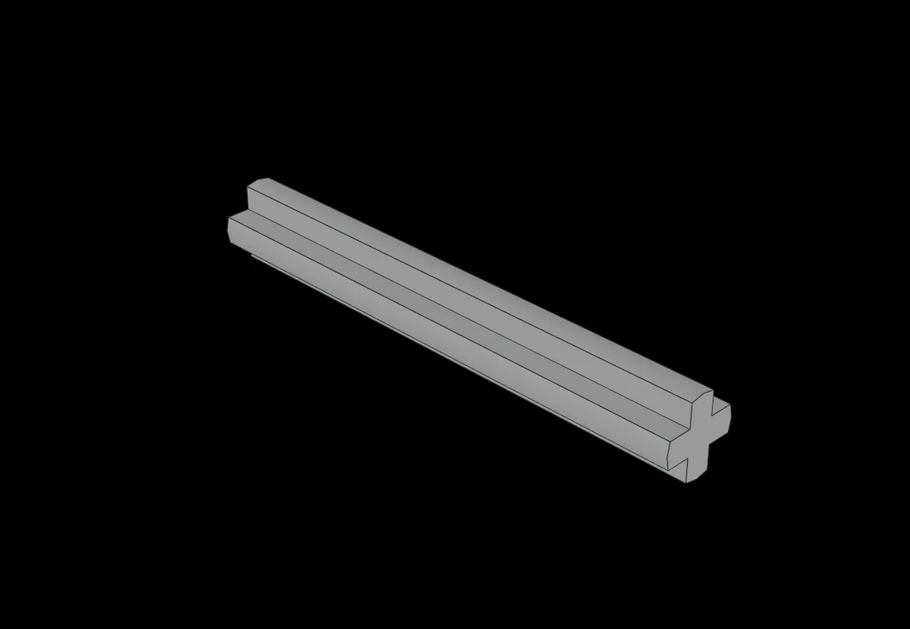 Lego Compatible (3705.dat) Technic Axle 4L by thall72 | Download free ...