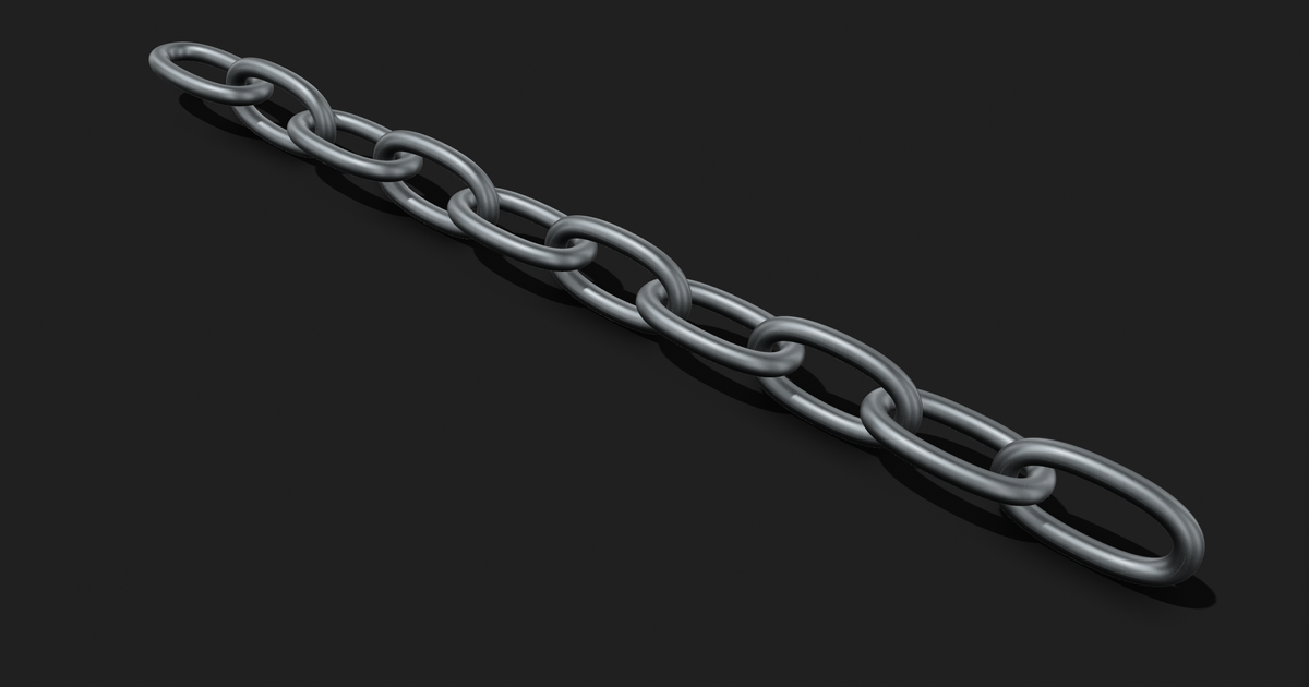 Chain Link CAD File by J Lake 3D | Download free STL model | Printables.com