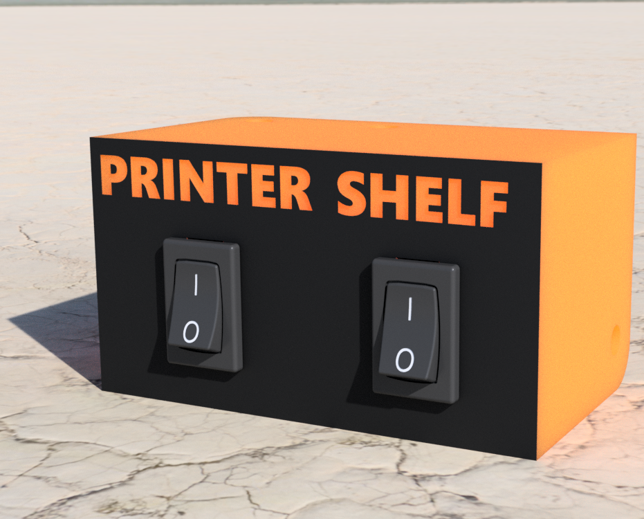 LACK Corner-Mounted Switch Plate by Über Designs | Download free STL ...