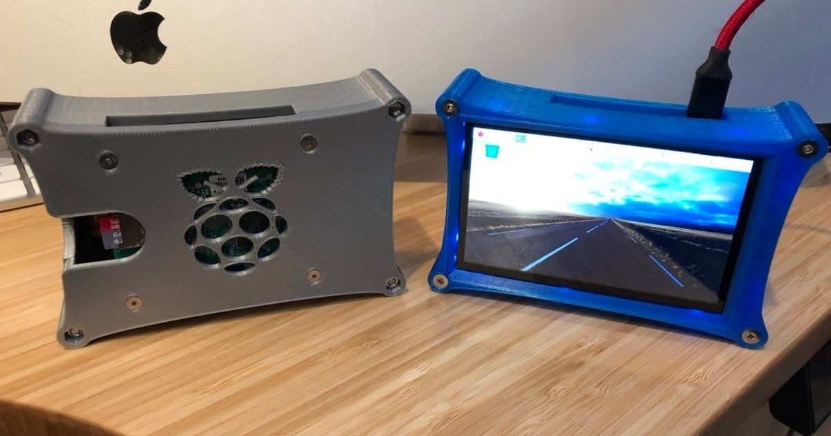 Hyperpixel 4 Raspberry Pi Case by theelectricmayhem | Download free STL ...