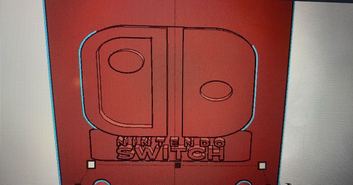 Nintendo switch dock wall mount top or bottom bracket by 3d printing ...