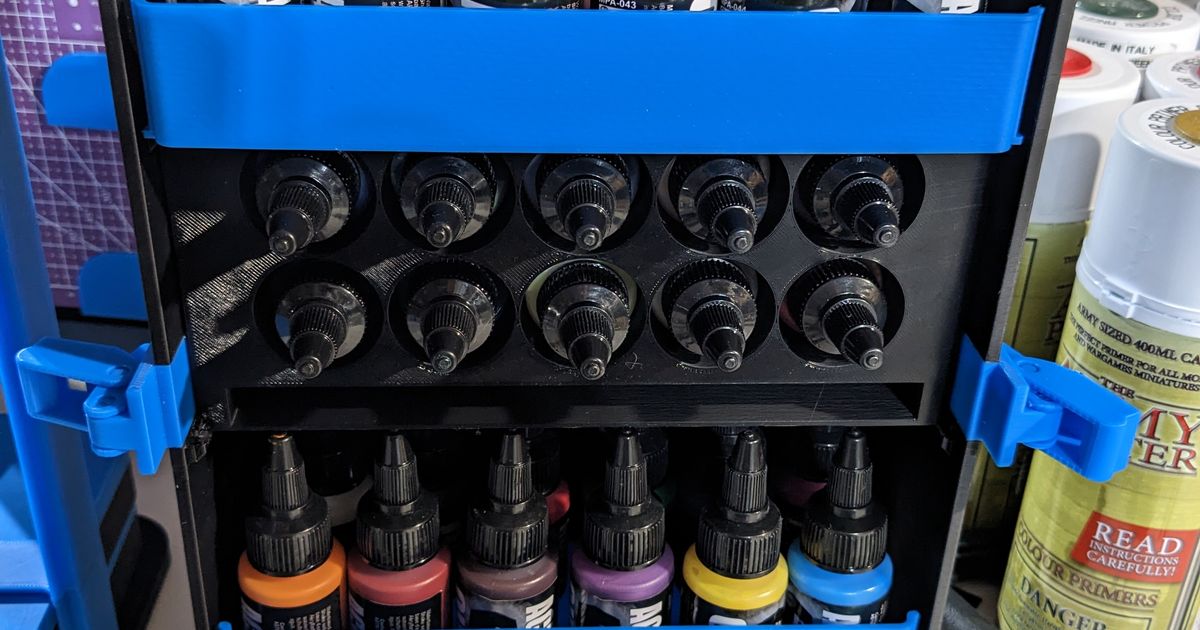 MiDAS - Miniature Design and Art Studio - Paint Storage Shelves by ...