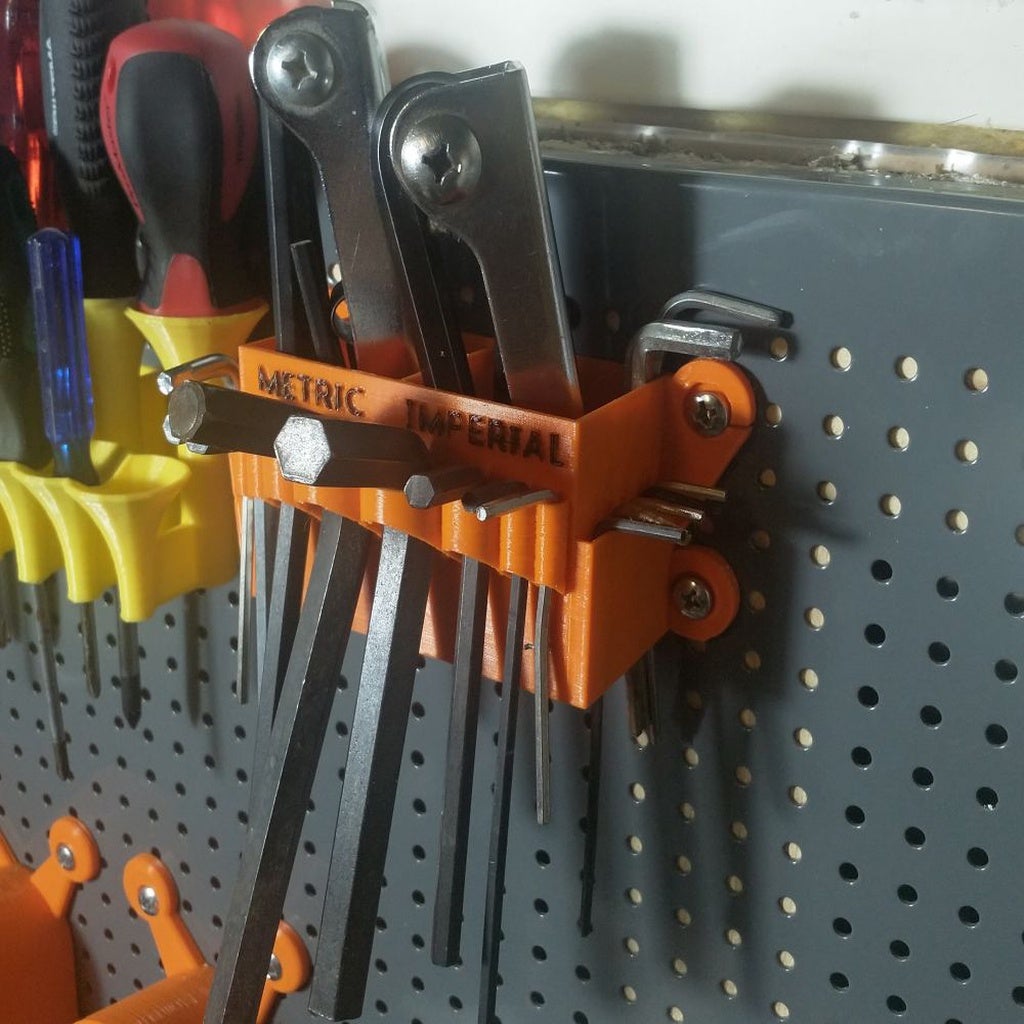 Biltema Pegboard Hex Key Holder by ippe | Download free STL model ...