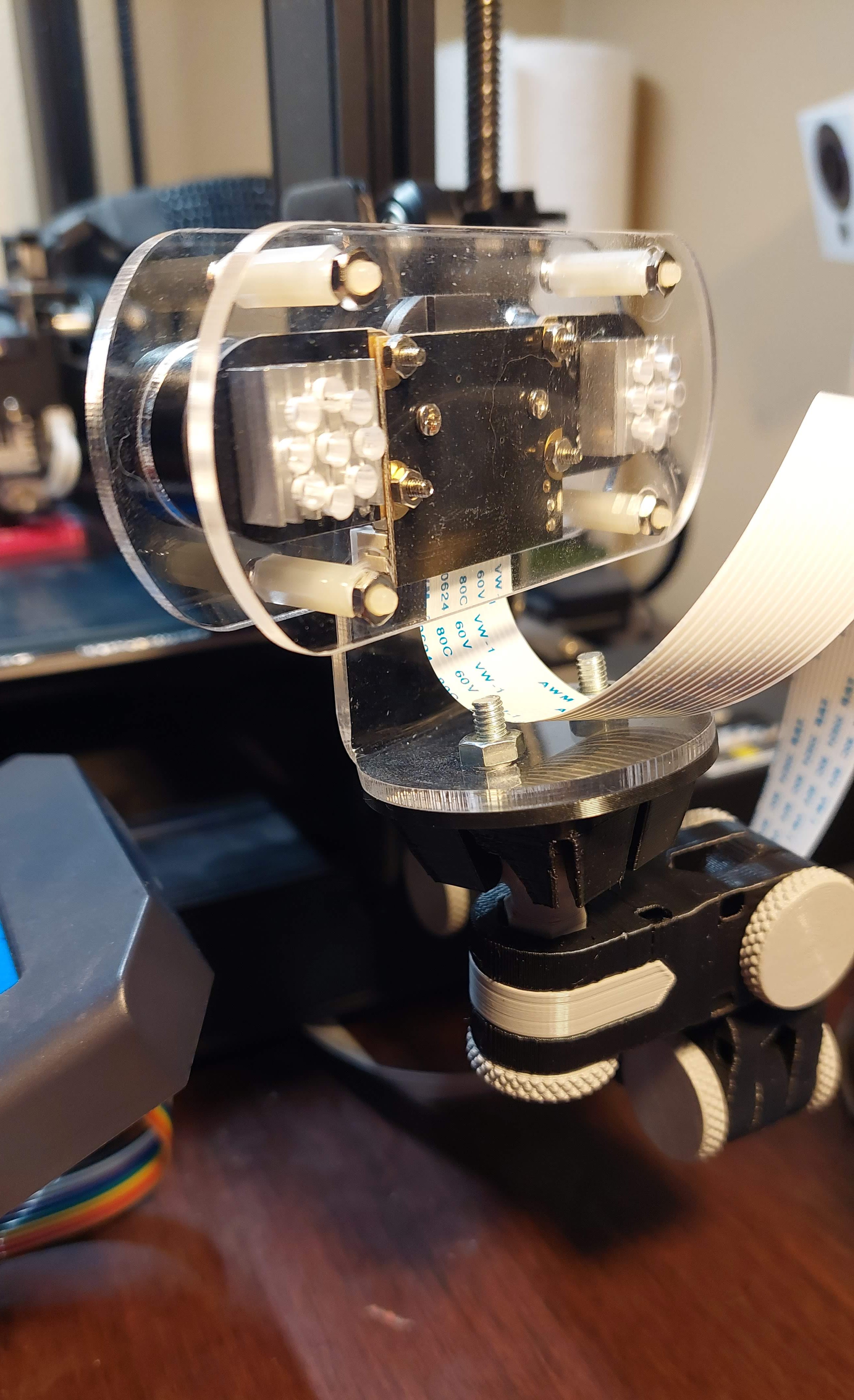 RaspPi Cam Acrylic Mount - Remix by Blackcrow | Download free STL model ...