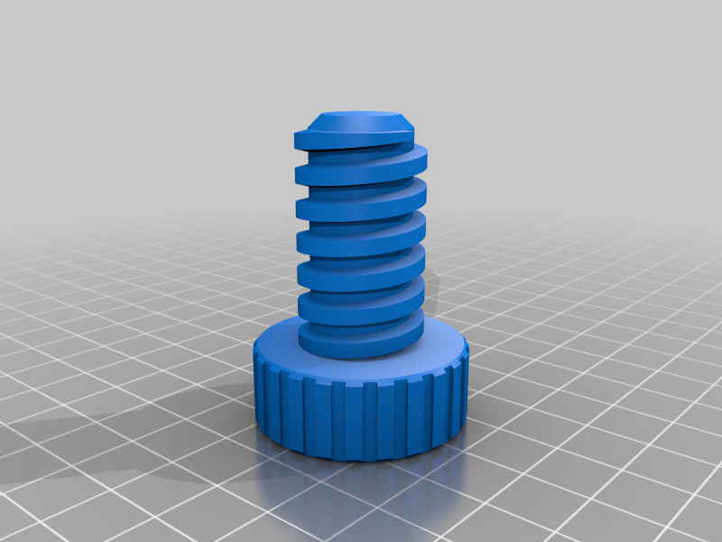 Adjustable Leveling Foot for Wood Projects by edZed | Download free STL ...