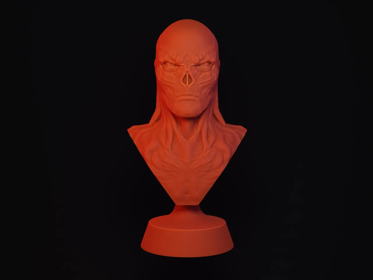 Vecna Bust from Stranger Things by ZeroR1 | Download free STL model ...