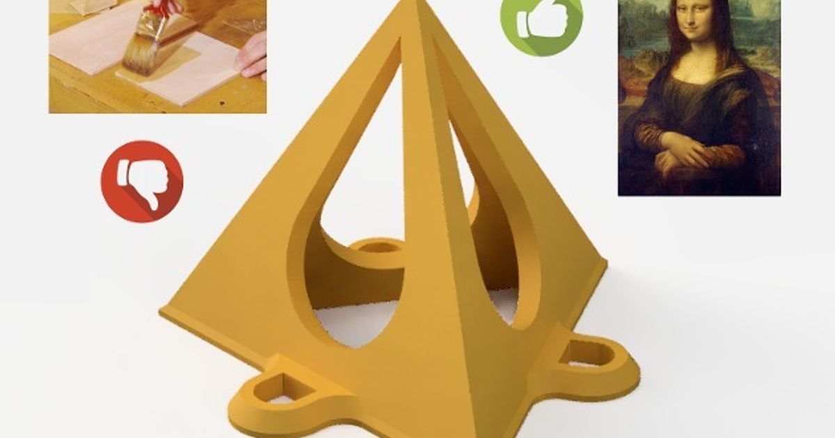 Painter's Pyramid Stackable Workpiece Standoffs by PJ Butler | Download ...