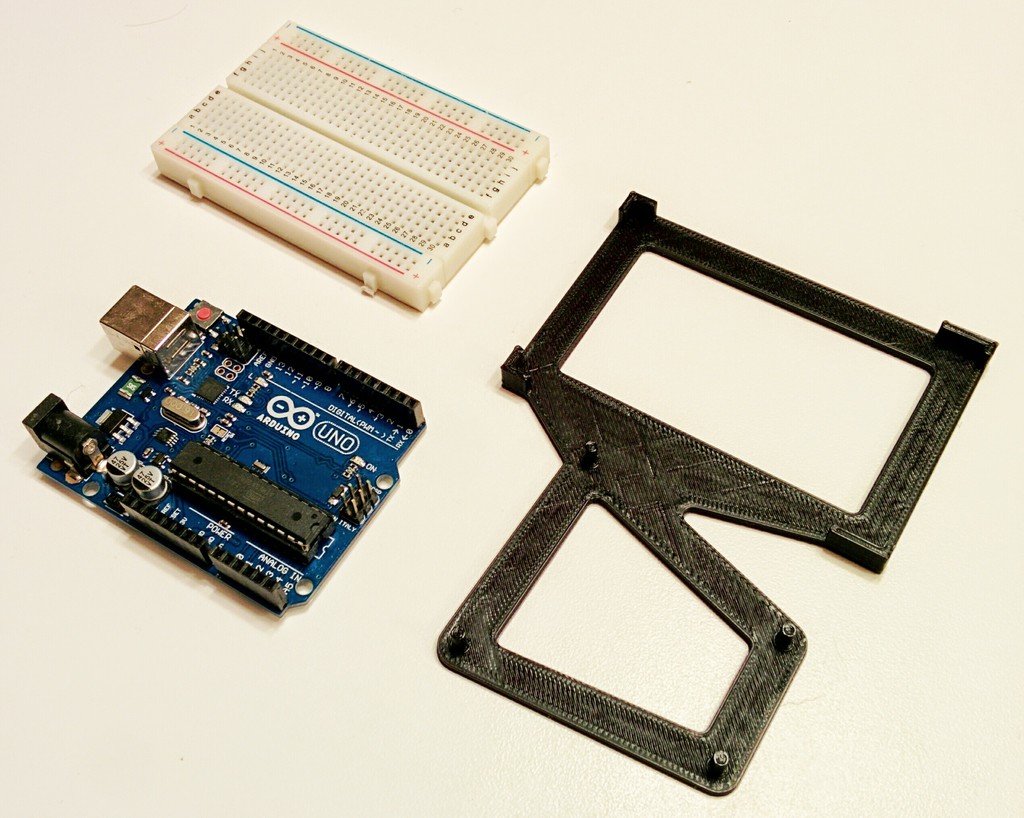 Arduino + Breadboard Mount by pjbutler | Download free STL model ...